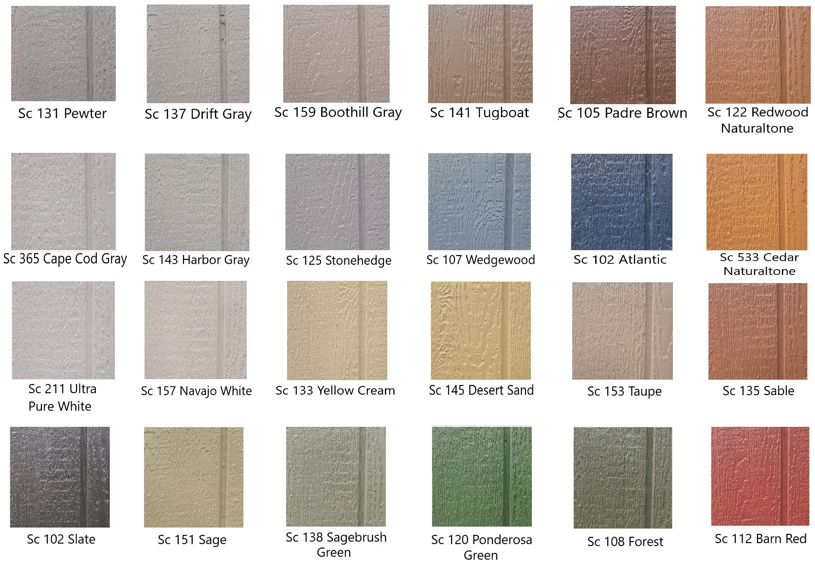 Color Choices - NorthEast Shed Builders Inc.